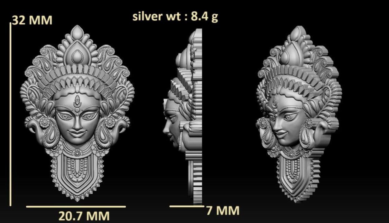 Devi Durga 3D Model STL - Warrior Goddess Sculpture - Modelseller